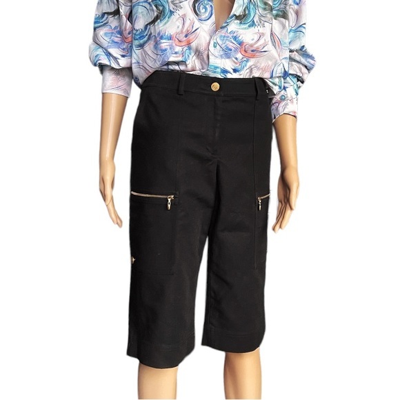 St. John | Shorts | St John Yellow Label Black And Gold Womens ...